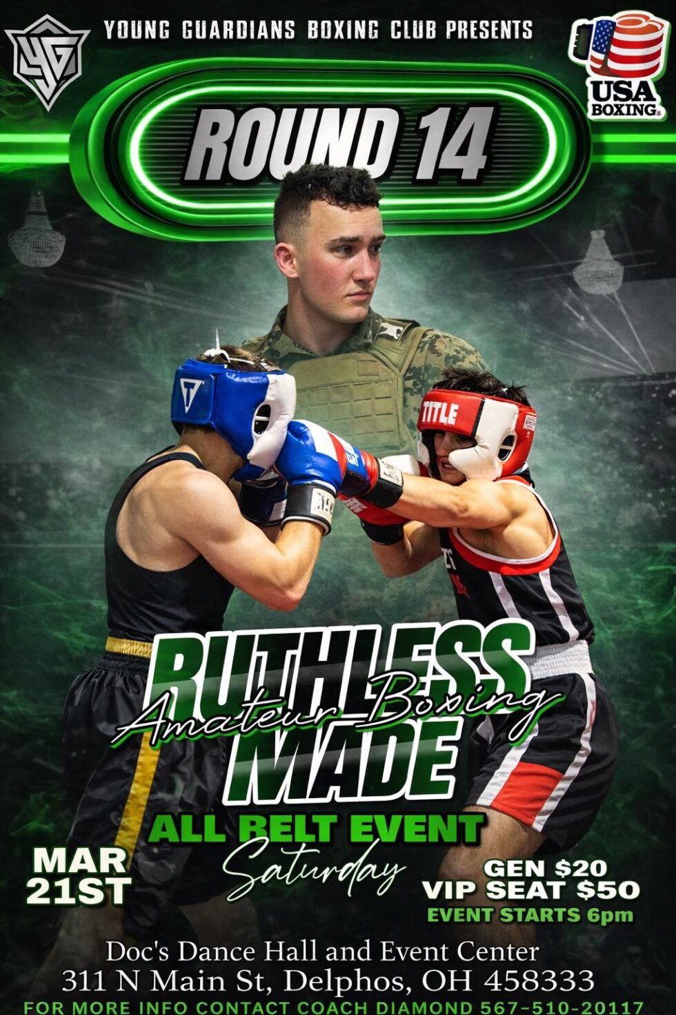 Nathaniel's Boxing Event- Doc's Dance Hall - Delphos Area Chamber of ...